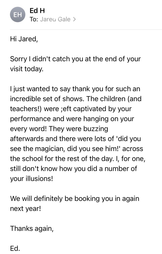 Kid's Magician - Best Rated - 5* Reviews - Jared Gale Entertainer